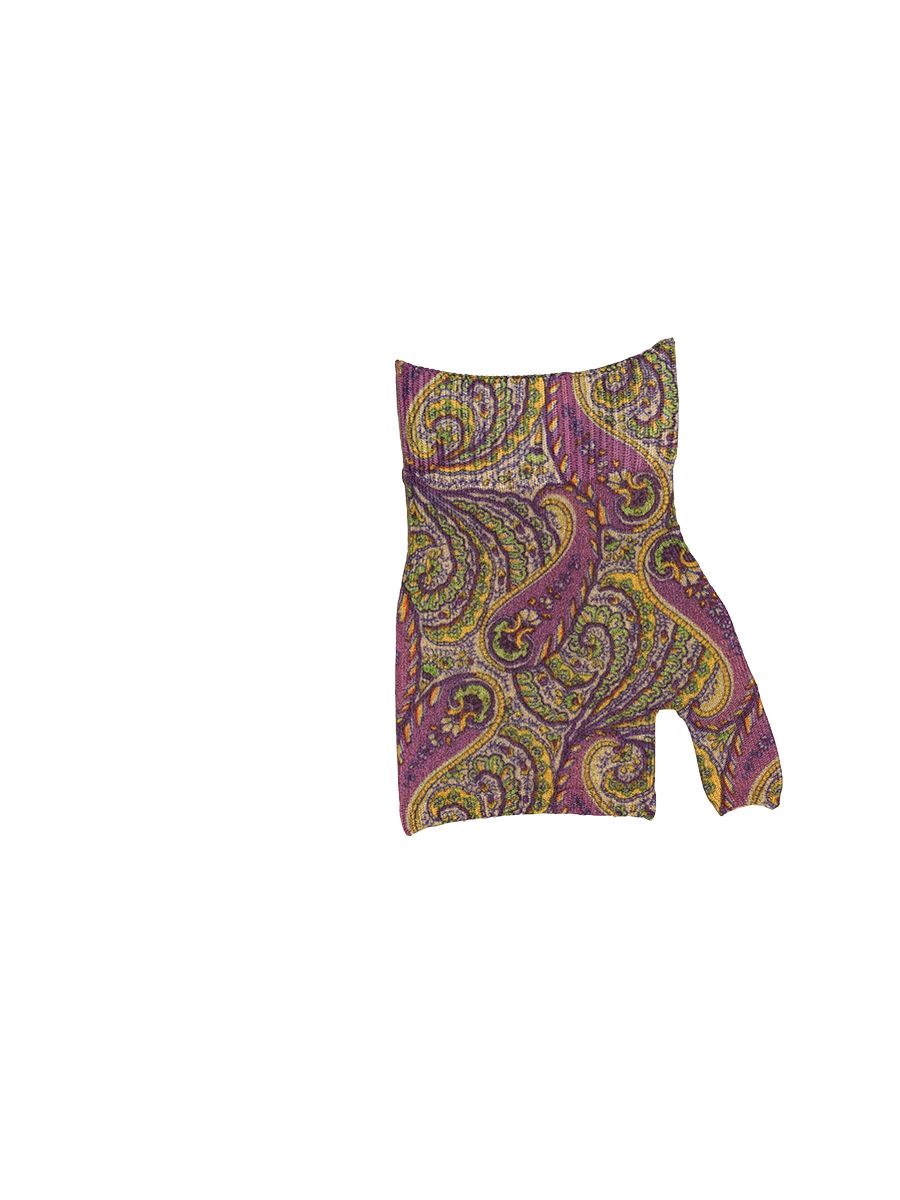 Purple Paisley Lymphoedema Sleeve and Gauntlet Set